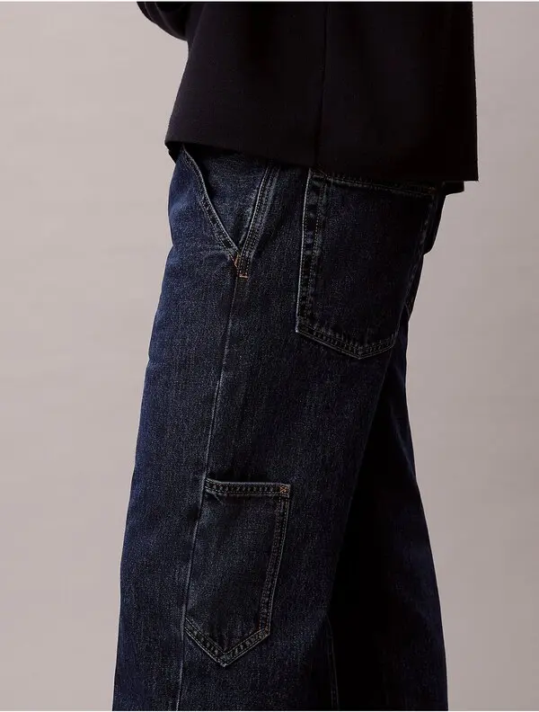 Calvin Klein 90s Straight Carpenter Jeans - Indigo Gravel