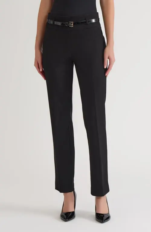 KASPER Belted Bootcut Trousers