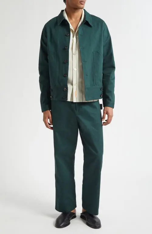 BODE Knolly Brook Cotton Jacket - Dark Green