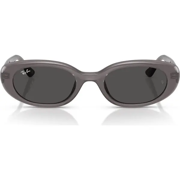 Ray-ban 53mm Pillow Sunglasses - Transparent Dark Grey