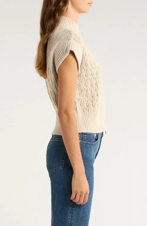 Vince Camuto Pointelle Sweater Vest