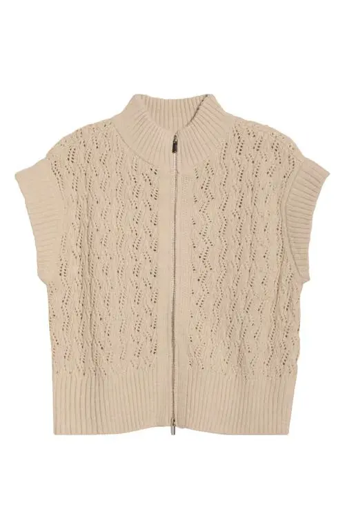 Vince Camuto Pointelle Sweater Vest