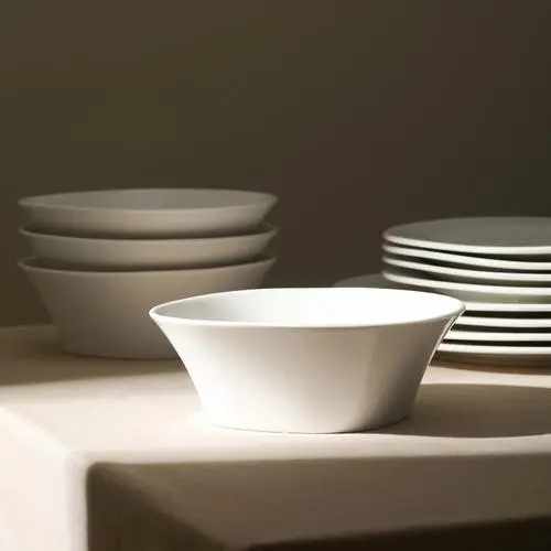STONE + LAIN Quadro Porcelain 4-piece Bowl Set