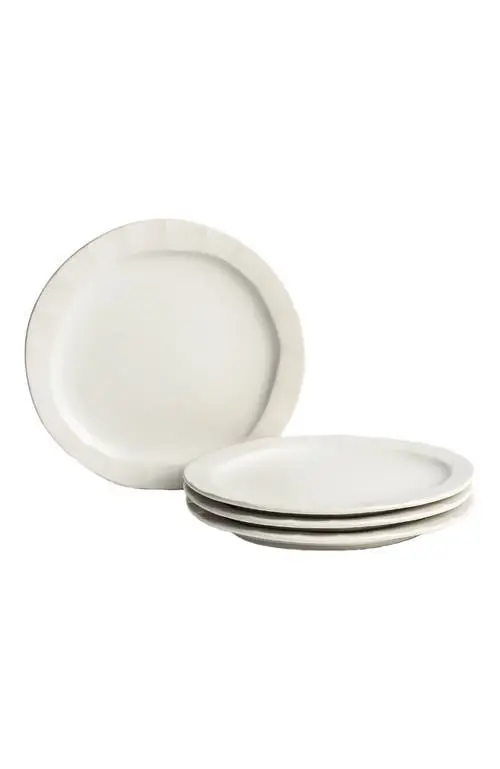 STONE + LAIN Oasis Stoneware 4-piece Salad Plate Set