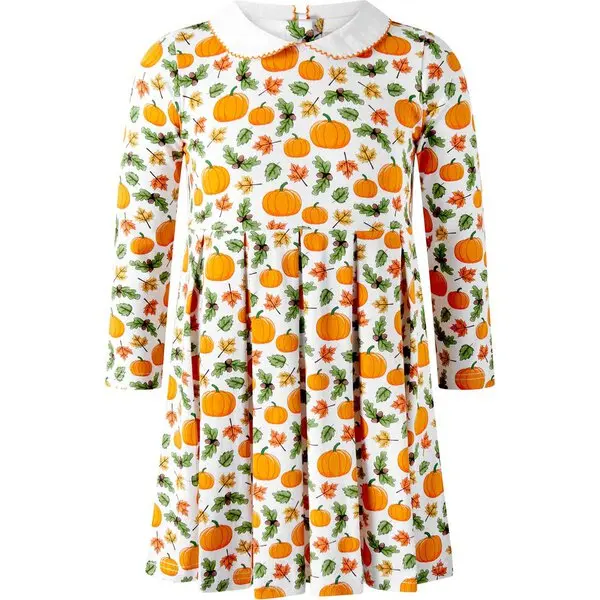 RACHEL RILEY Pumpkin Print Jersey Dress
