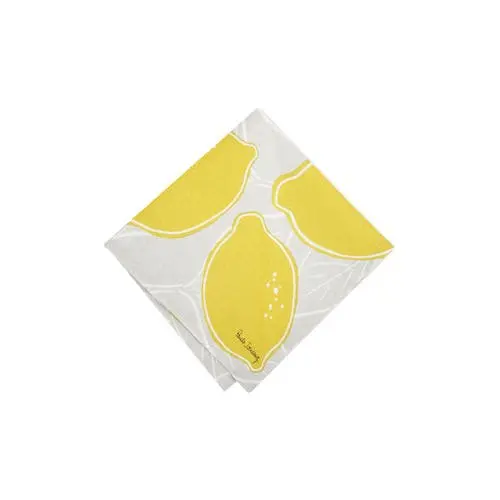 C&F HOME Lemon Toss Napkin Set Of 6 - Yellow