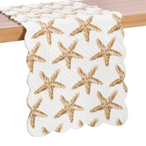 C&F HOME Sandbridge Stars Dining Table Runner