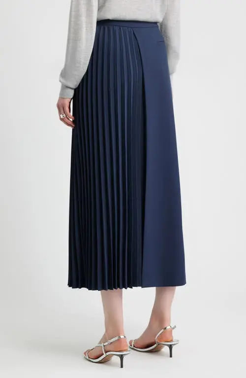 Nordstrom A-line Maxi Skirt - Navy Night