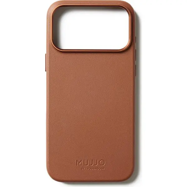 MUJJO Full Leather Case For Iphone 17 Pro Max - Tan