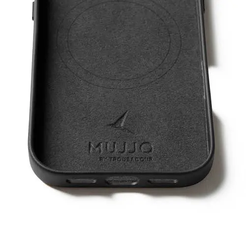 TROUBADOUR Full Leather Case For Iphone 17 - Black