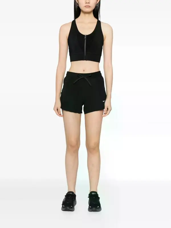 TEAM WANG DESIGN Logo-printed Performance Shorts