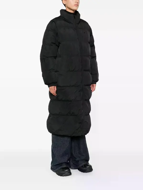 Adidas Adicolor Quilted-panel Long Coat