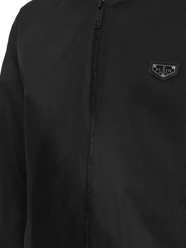 Philipp Plein Logo-appliqué Bomber Jacket