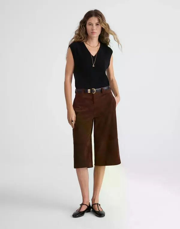 Madewell Suede Culottes