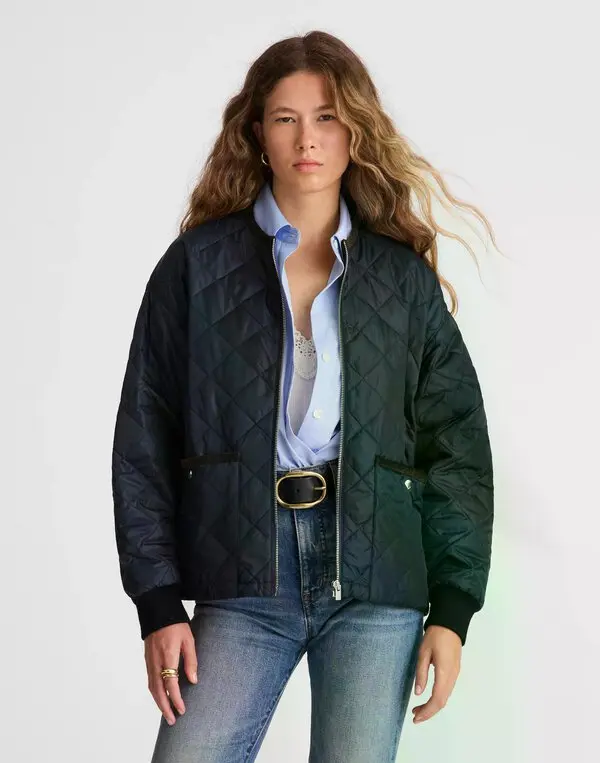 Madewell Quilted Bomber Jacket