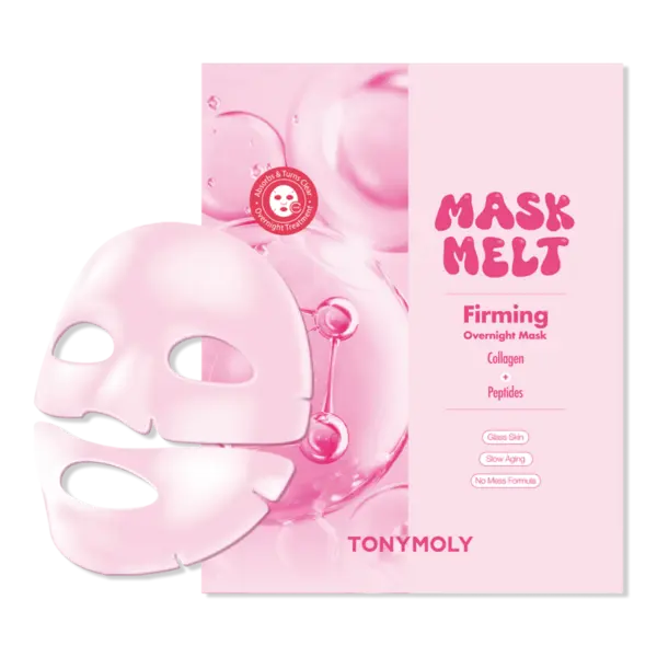 TONYMOLY Mask Melt Collagen + Peptide Overnight Hydrogel Mask - One-color