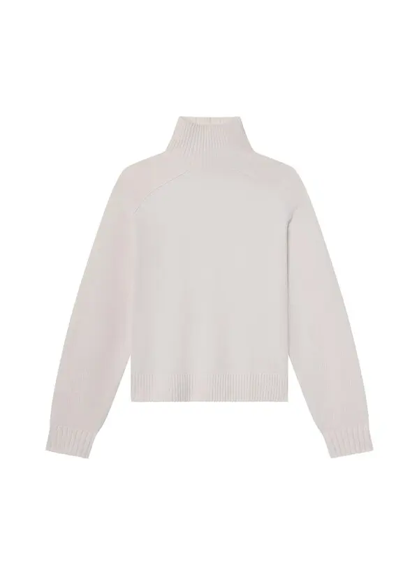 A.L.C. Cashmere Turtleneck Sweater - Natural