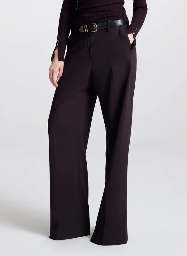 A.L.C. Liam Tailored Pant - Deep Plum