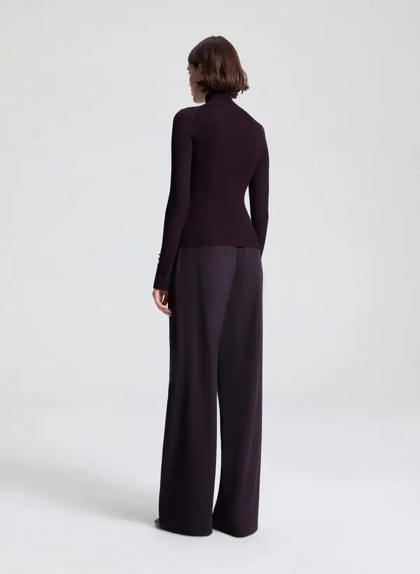 A.L.C. Liam Tailored Pant - Deep Plum