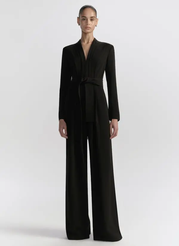 A.L.C. Kieran Ii Wide-leg Jumpsuit - Black