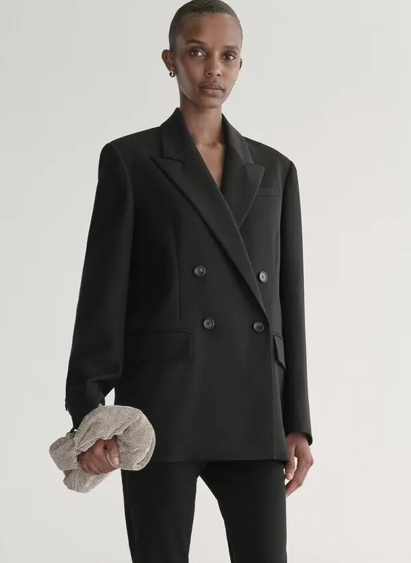 A.L.C. Calla Oversized Tailored Jacket - Black