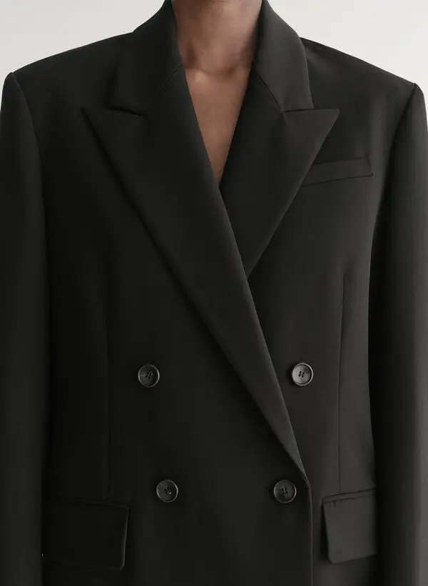 A.L.C. Calla Oversized Tailored Jacket - Black