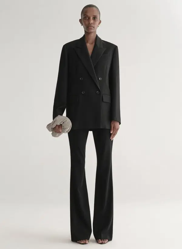 A.L.C. Calla Oversized Tailored Jacket - Black