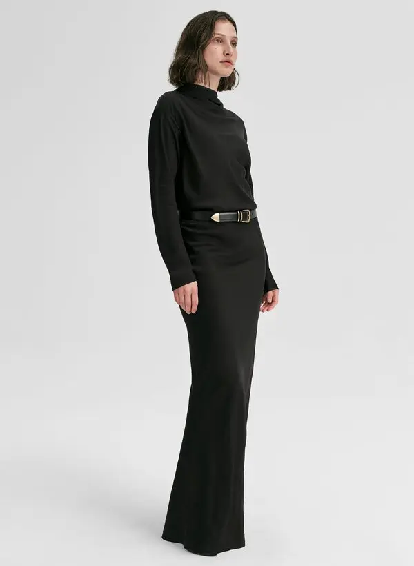 A.L.C. Greta Satin Maxi Skirt