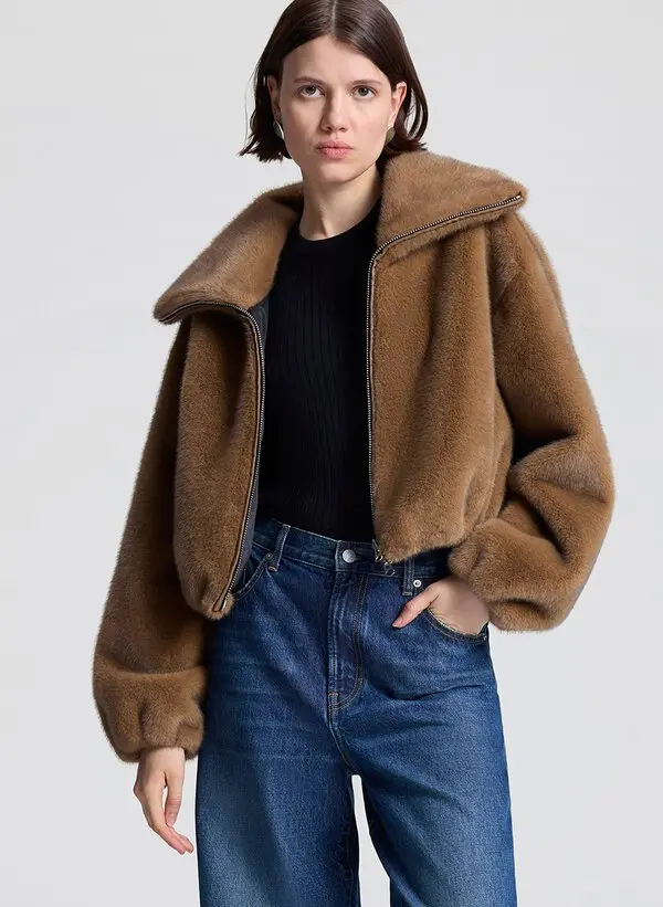 A.L.C. Hazel Faux Fur Jacket