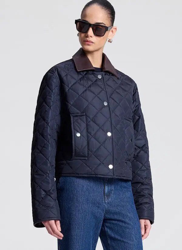 A.L.C. Henri Quilted Jacket - Maritime Navy