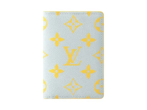 LOUIS VUITTON Pocket Organizer - Light Grey/yellow