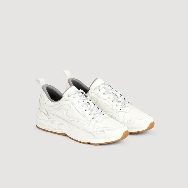 Sandro Flame Sneakers - White