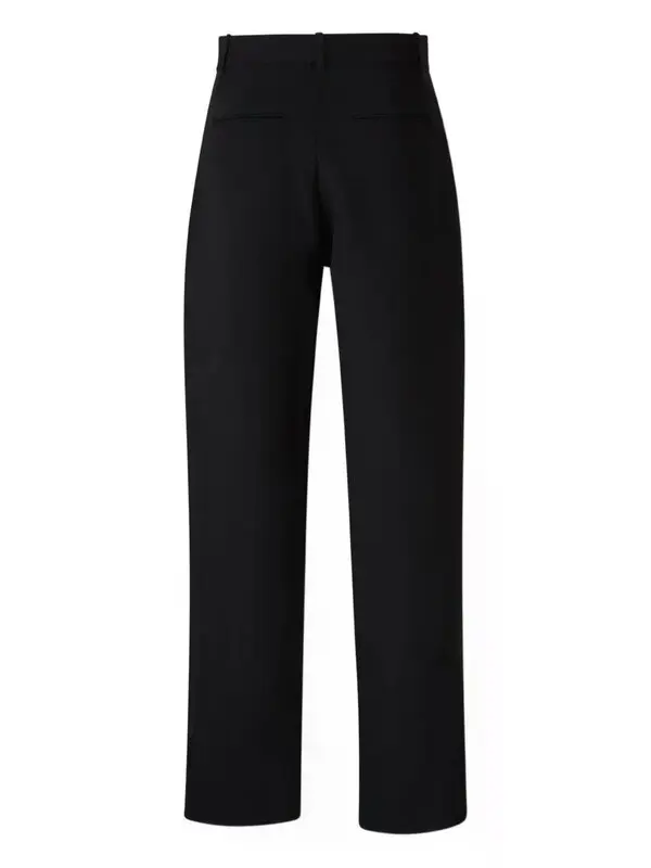 Khaite Pleated High-waisted Trousers