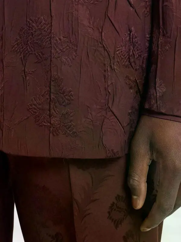 Etro Floral-pattern Pleated Jacket