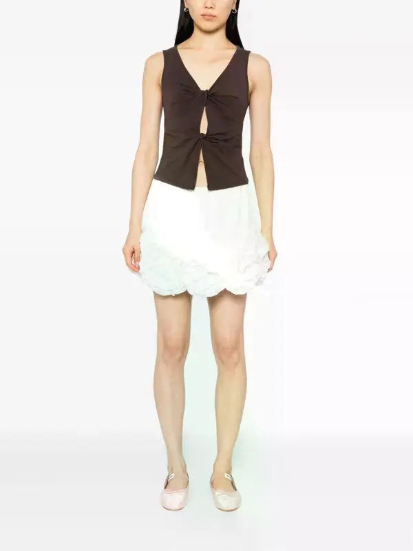REFORMATION Tefi Vest Top - Brown