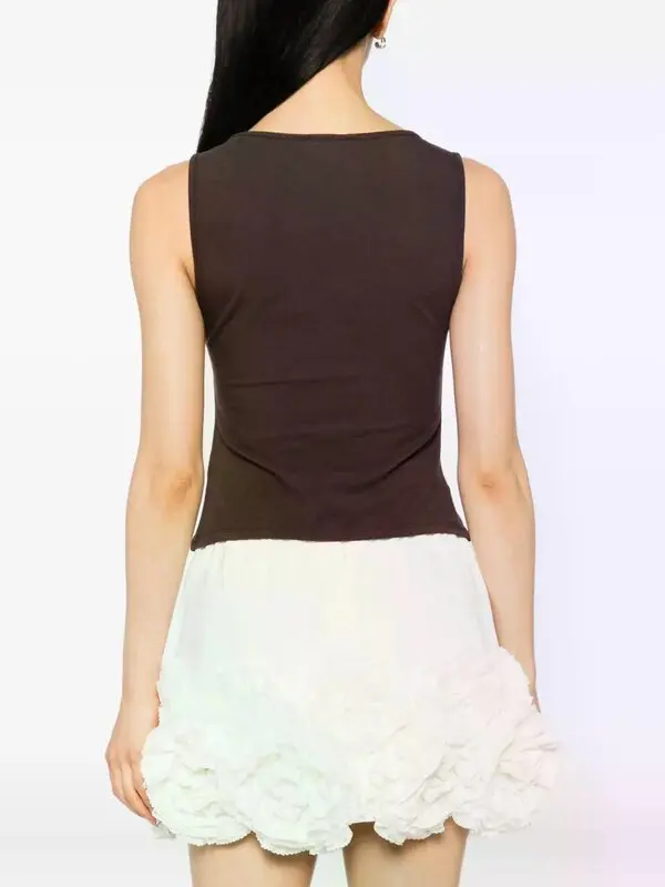 REFORMATION Tefi Vest Top - Brown