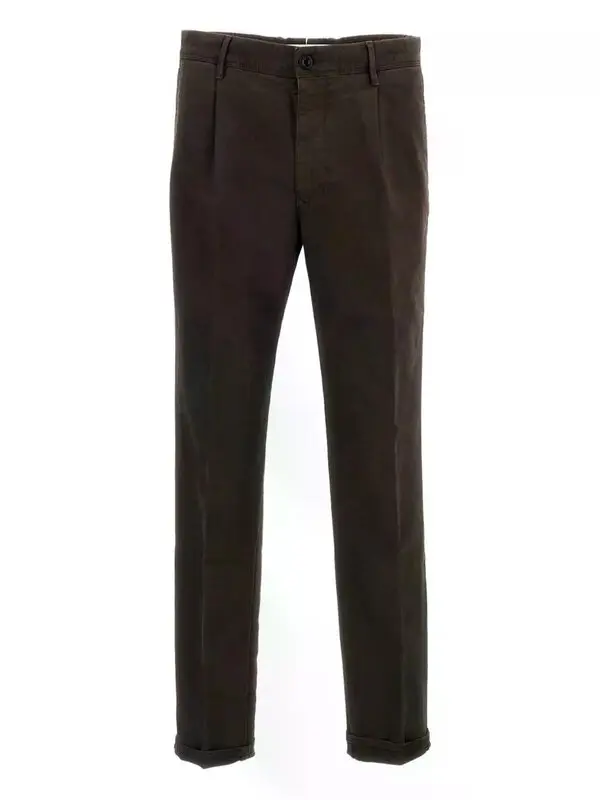 Incotex Pleated Straight-leg Trousers