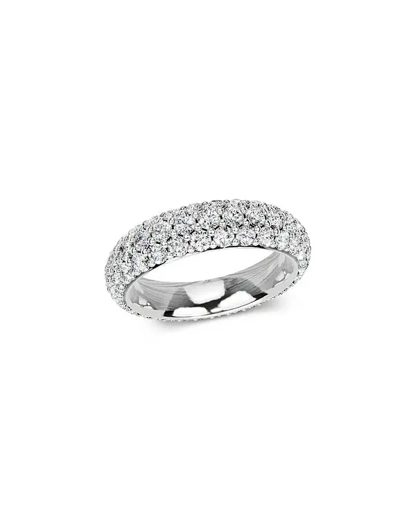 Bloomingdale'S Diamond Pave Eternity Band - White Gold