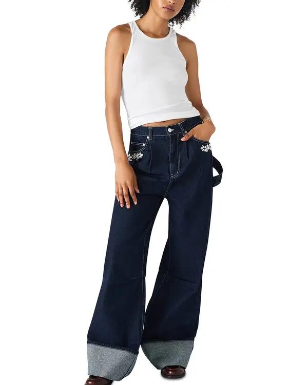 Steve Madden Bobbie Wide Leg Jeans