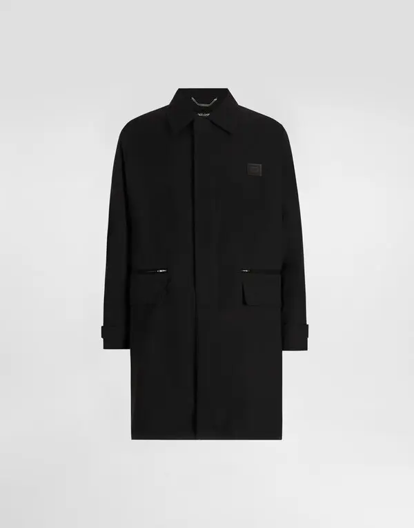 Dolce & Gabbana Nylon Canvas Single-breasted Trench