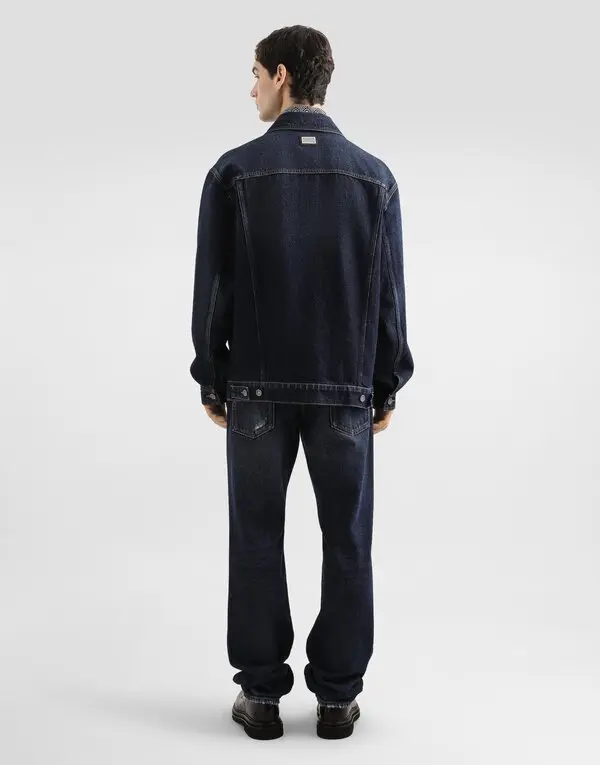 Dolce & Gabbana Loose Fit Cotton Denim Jeans - Multicolor