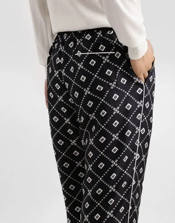 Dolce & Gabbana Printed Twill Trousers