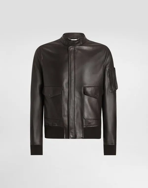 Dolce & Gabbana Plongé Lambskin Biker Jacket