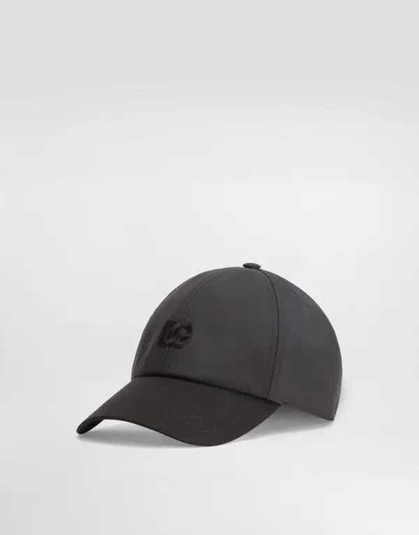 Dolce & Gabbana Nylon Canvas Baseball Cap - Black