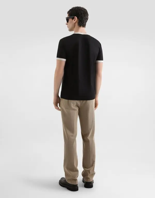 Dolce & Gabbana Garment-dyed Velvet Trousers - Beige