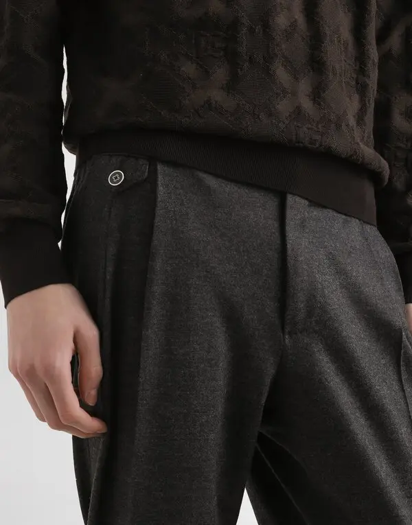 Dolce & Gabbana Wool Jersey Trousers
