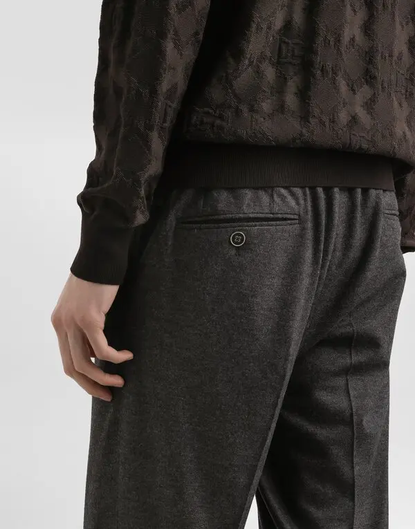 Dolce & Gabbana Wool Jersey Trousers