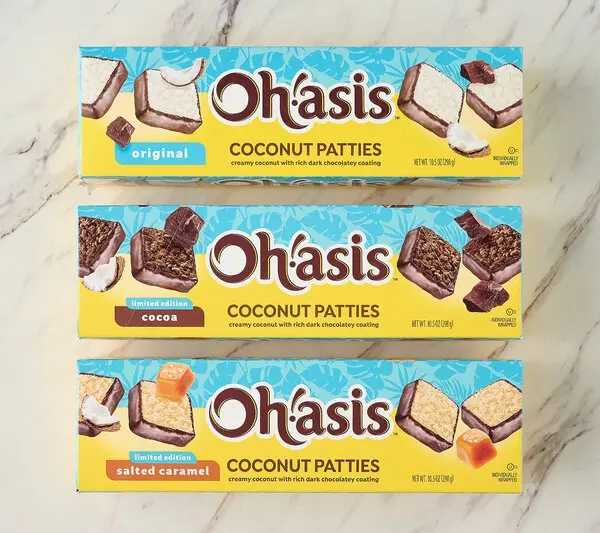 OH!ASIS Individually Wrapped Coconut Patties