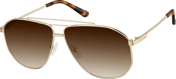 Zenni Vintage Aviator Sunglasses - Gold