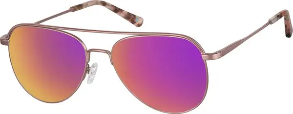 Zenni Vintage Aviator Sunglasses - Pink